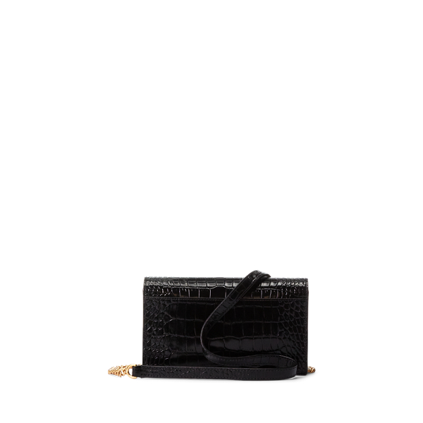 Polo ID Croc-Embossed Chain Wallet & Bag for Women | Ralph Lauren® IL