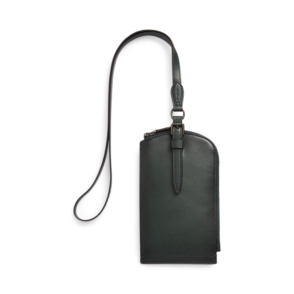 Vachetta Leather Phone Pouch for Men | Ralph Lauren® GP