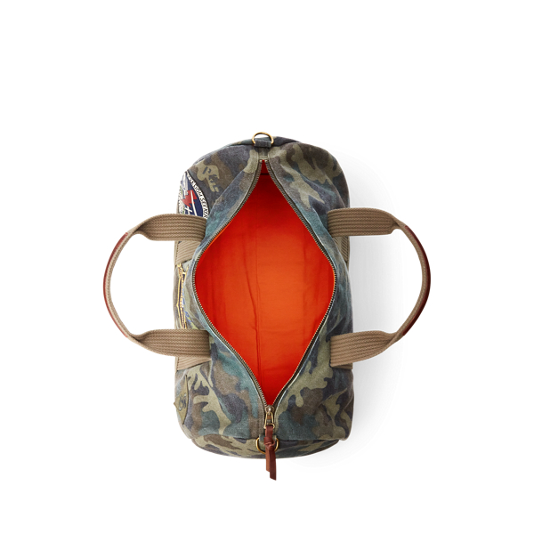 Tiger-Patch Camo Canvas Duffel for Men | Ralph Lauren® OM