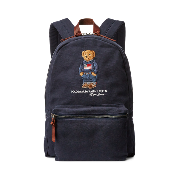 Polo Bear Canvas Backpack for Men | Ralph Lauren® UK