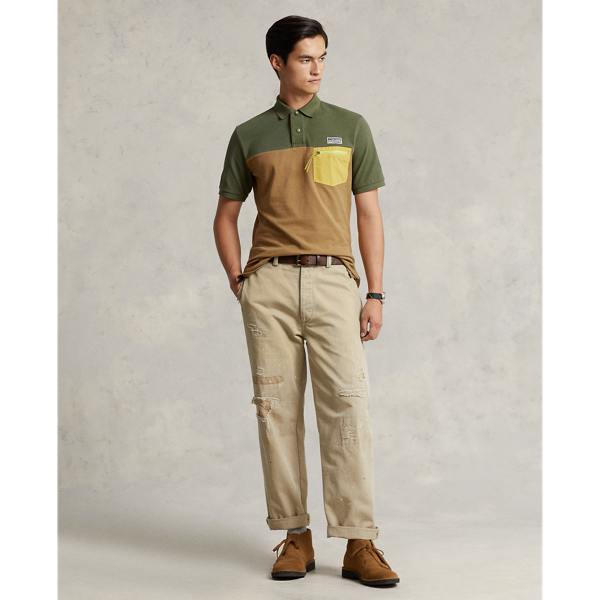 Camisa Polo em malha piqué Classic Fit para Men | Ralph Lauren® PT