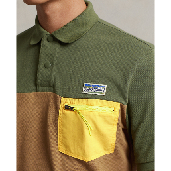 Camisa Polo em malha piqué Classic Fit para Men | Ralph Lauren® PT