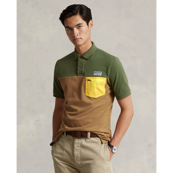 Camisa Polo em malha piqué Classic Fit para Men | Ralph Lauren® PT