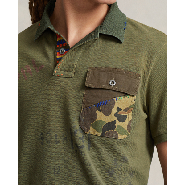 Polo Ralph Lauren Classic Fit Mesh Graphic Polo Shirt 5