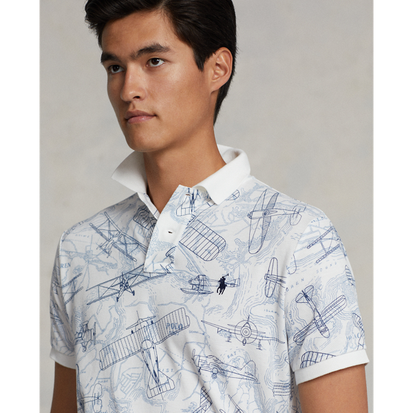 Custom Slim Fit Aviation Mesh Polo Shirt for Men | Ralph Lauren® AM
