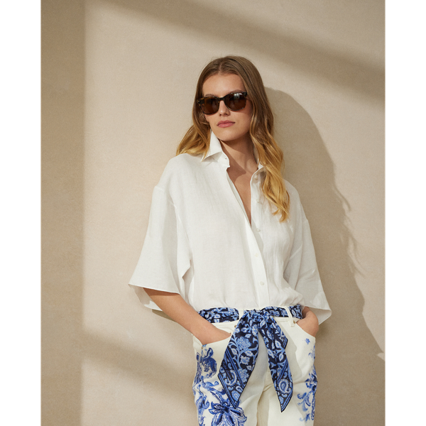 Soloman Linen Blouse for Women | Ralph Lauren® AM