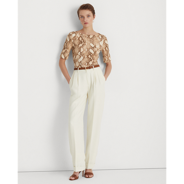 T-Shirt mit Schlangenmuster für Women | Ralph Lauren® DE