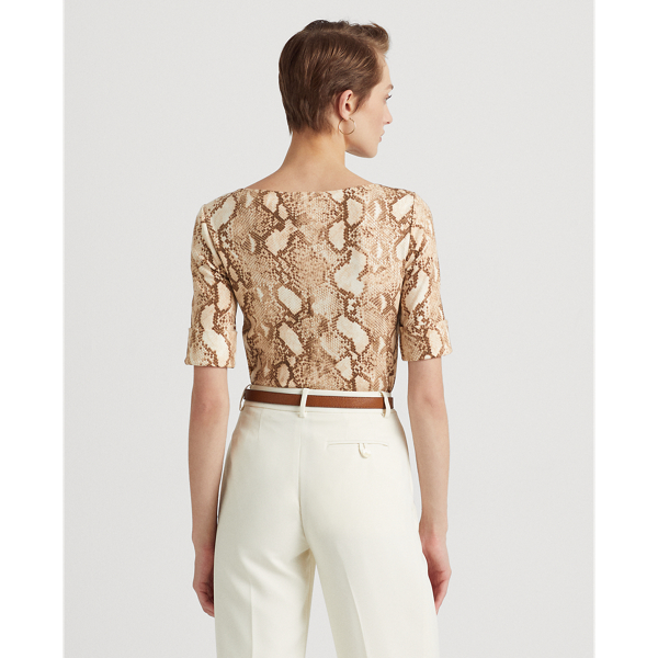 T-Shirt mit Schlangenmuster für Women | Ralph Lauren® DE