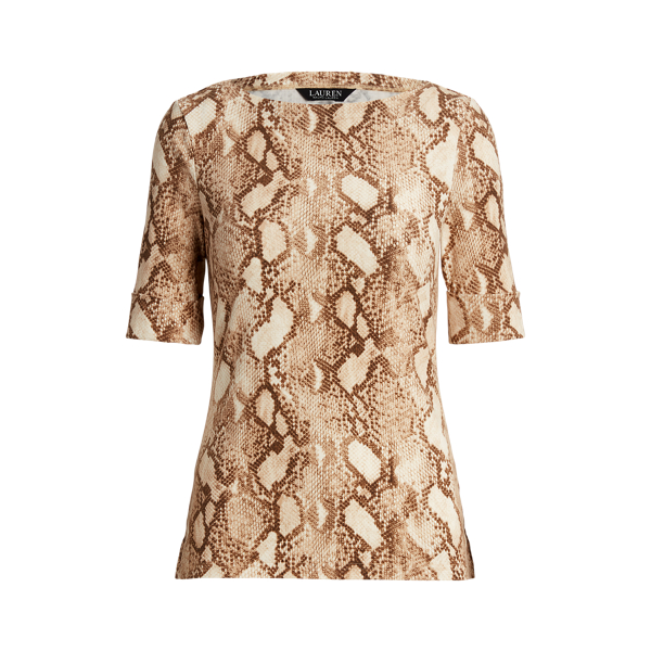T-Shirt mit Schlangenmuster für Women | Ralph Lauren® DE