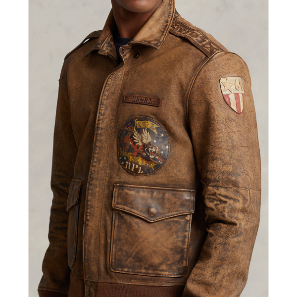 Leather Flight Jacket for Men | Ralph Lauren® JO