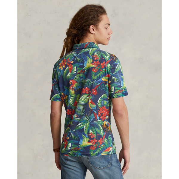 Classic Fit Tropical Jersey Polo Shirt for Men | Ralph Lauren® IN