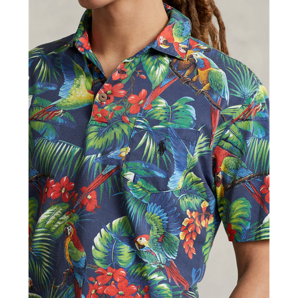 Classic Fit Tropical Jersey Polo Shirt for Men | Ralph Lauren® IN