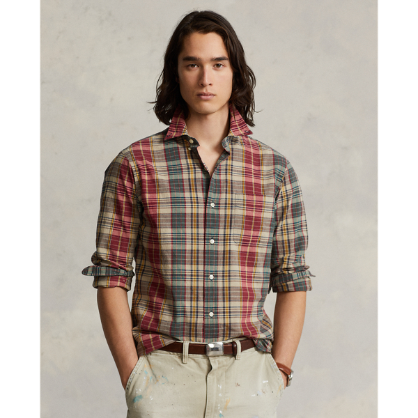 Classic Fit Plaid Shirt for Men | Ralph Lauren® IN