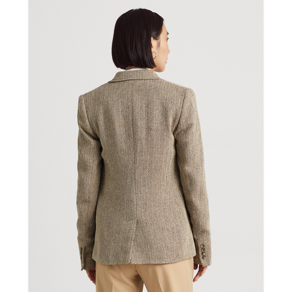 Linen-Blend Herringbone Blazer for Women | Ralph Lauren® AE