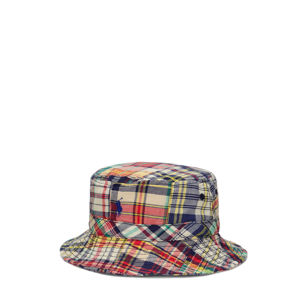 Patchwork Madras Bucket Hat for Children | Ralph Lauren® CL