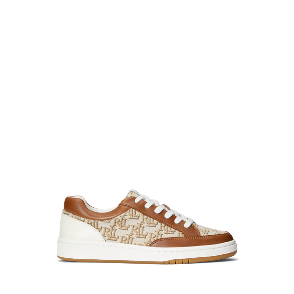 Hailey Monogram Jacquard Sneaker für Women | Ralph Lauren® DE