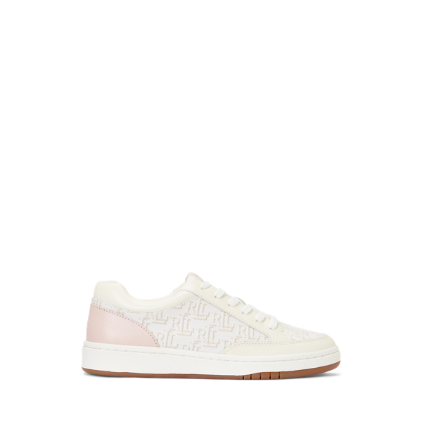 Hailey Monogram Jacquard Sneaker para Women | Ralph Lauren® ES