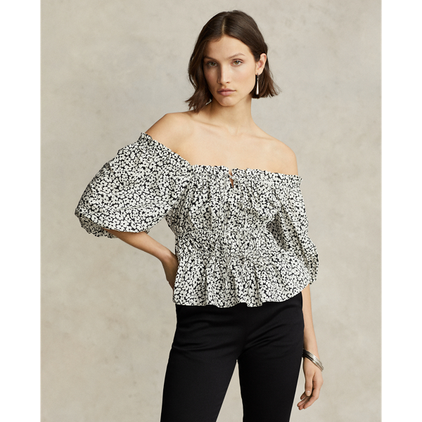 Top de algodón con flores para Women | Ralph Lauren® ES